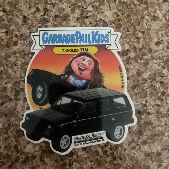 GPK | Other | 223 Sdcc Gpk Garbage Pail Kids Sticker Greenlight ...